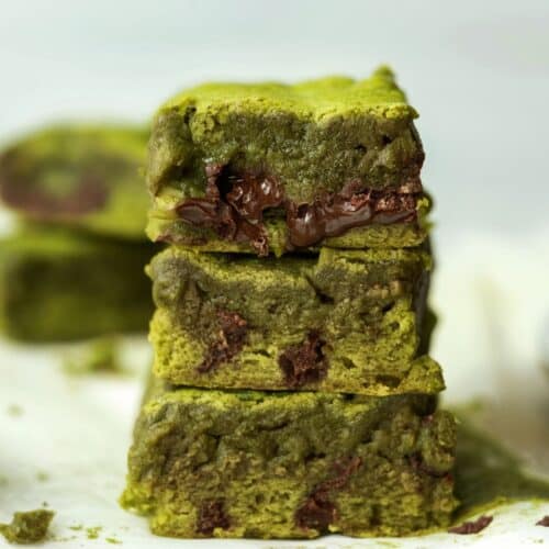 Easy Matcha Brownies Recipe