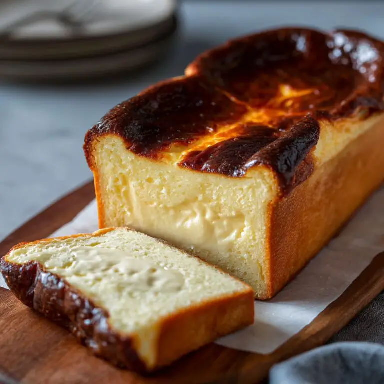 Best Loaf Pan Basque Cheesecake Recipe