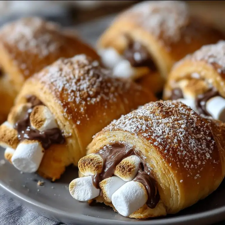 Easy S'mores Crescent Rolls Recipe