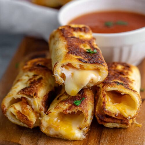 Easy Homemade Grilled Cheese Roll Ups