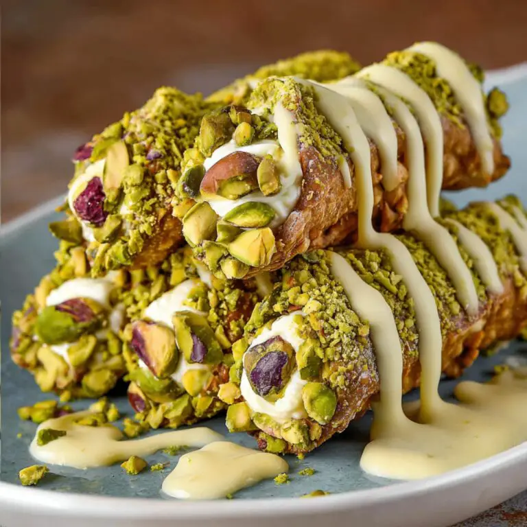 Easy Homemade Pistachio Cannoli Recipe