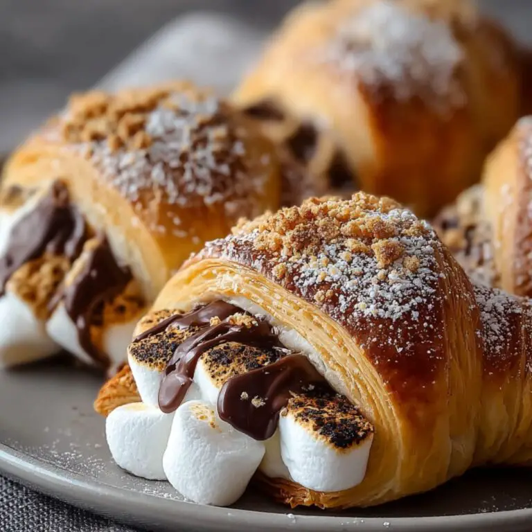 Easy S'mores Crescent Rolls Recipe