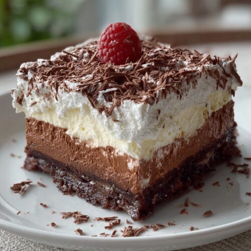 Easy Brownie Refrigerator Cake Recipe