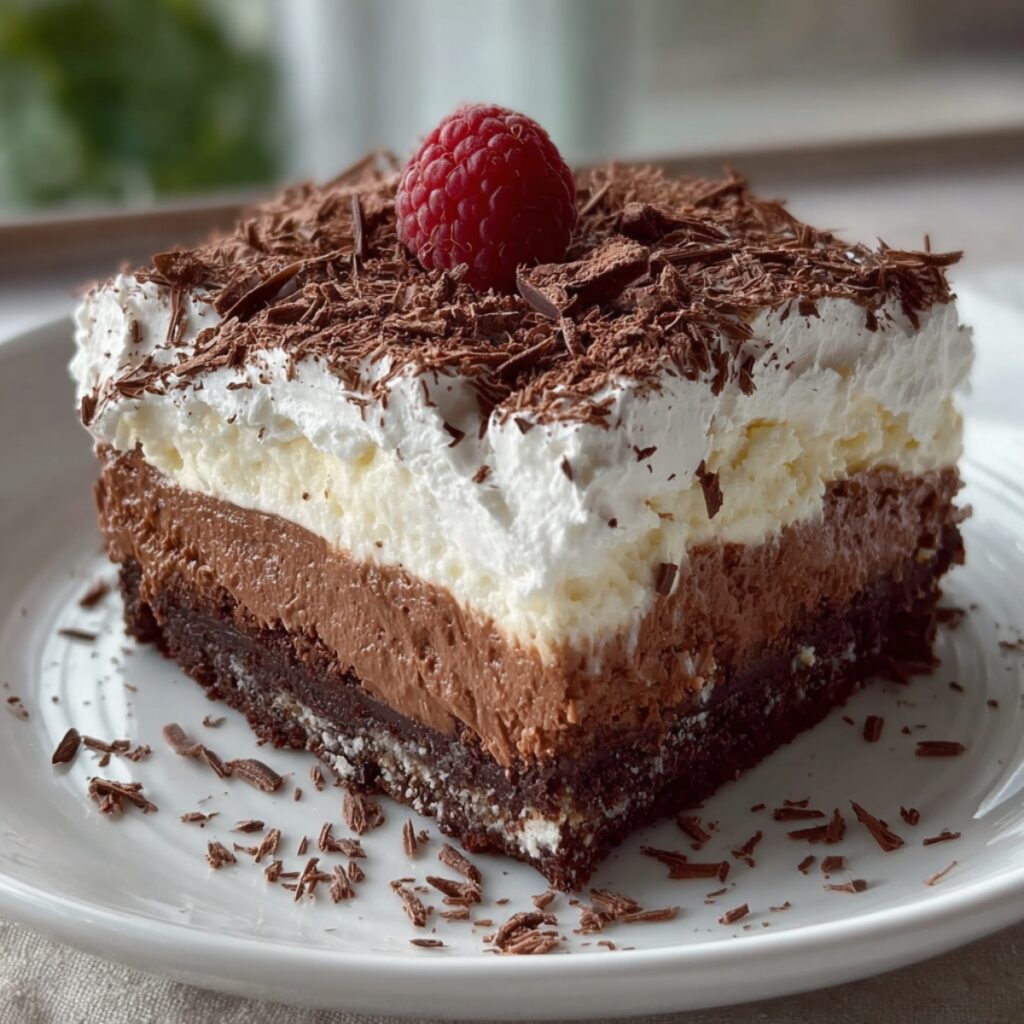 Easy Brownie Refrigerator Cake Recipe