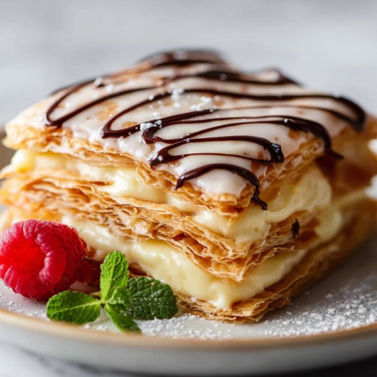 Mille Feuille Recipe | Easy French Napoleon Pastry
