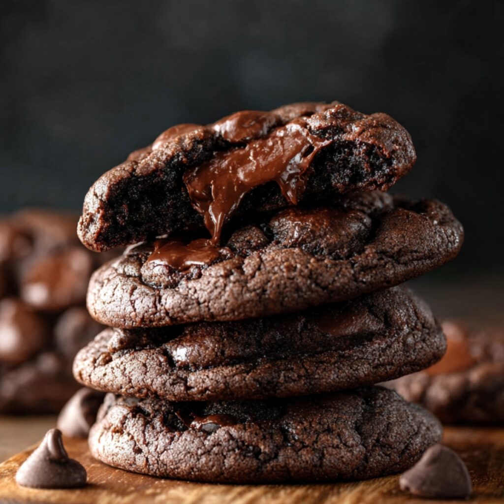 Best Double Chocolate Chip Cookies | Soft & Chewy