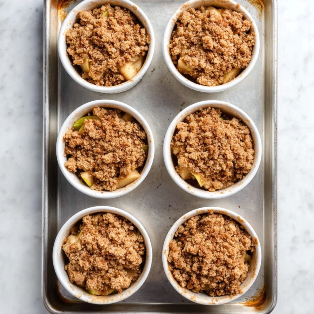 Easy Individual Apple Crumbles Recipe
