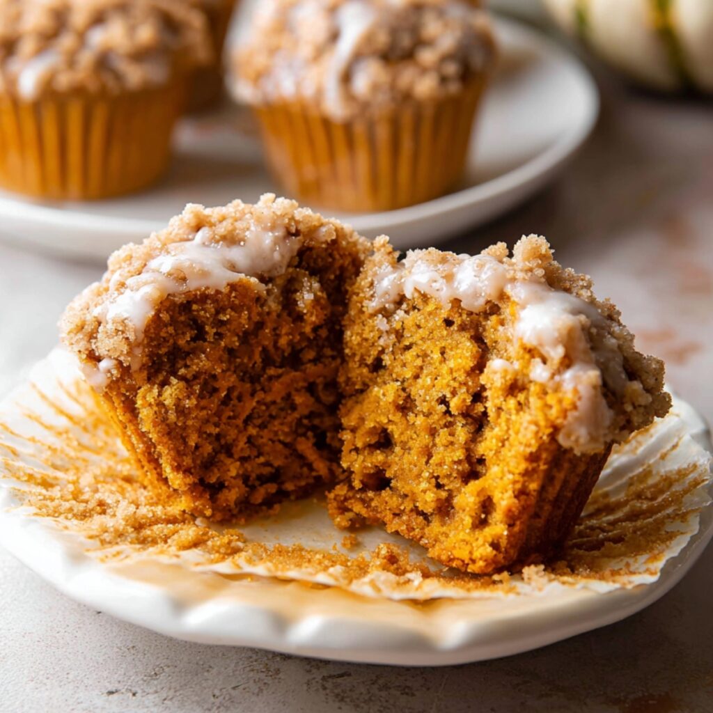 Easy Pumpkin Crumb Cake Muffins Recipe | 35 Minutes